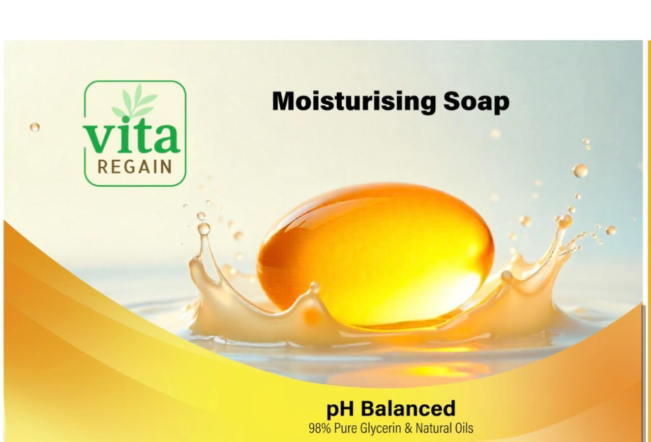 Vita Regain pH-Balanced Moisturising Soap Bar | 98% Pure Glycerin ...